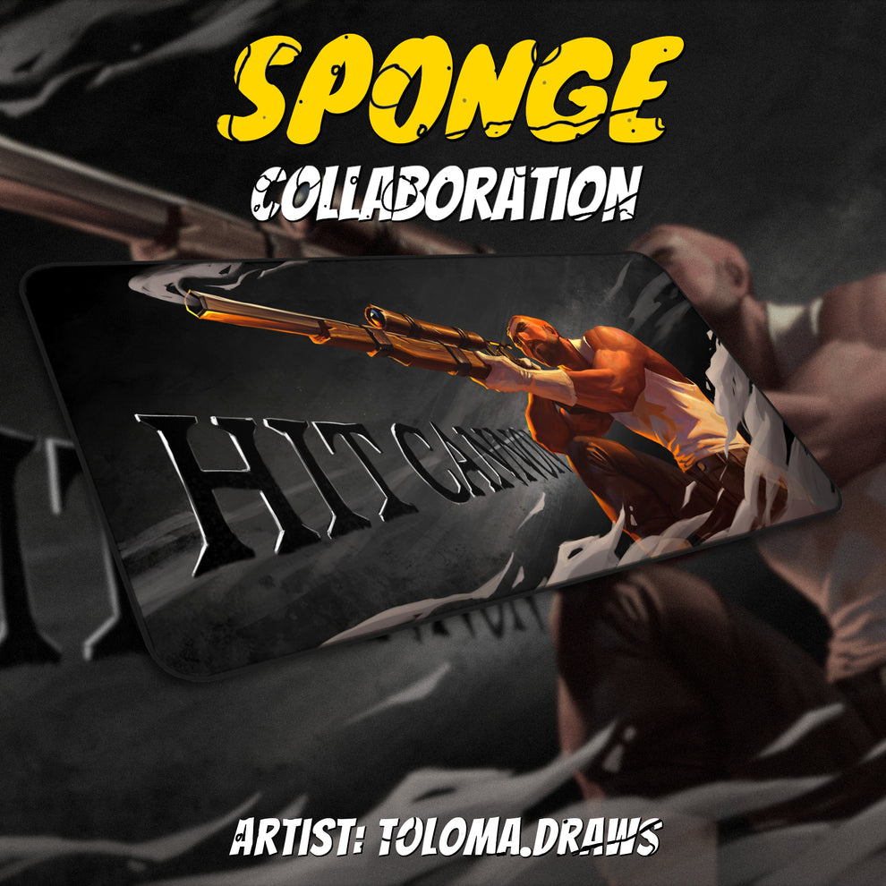 Sponge "Hit Cannon" Content Creator Collaboration Gaming Mouse Pad ...