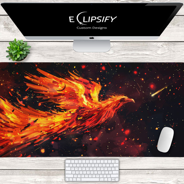 The Phoenix's Rebirth: Phoenix Gaming Mouse Pad – Eclipsify