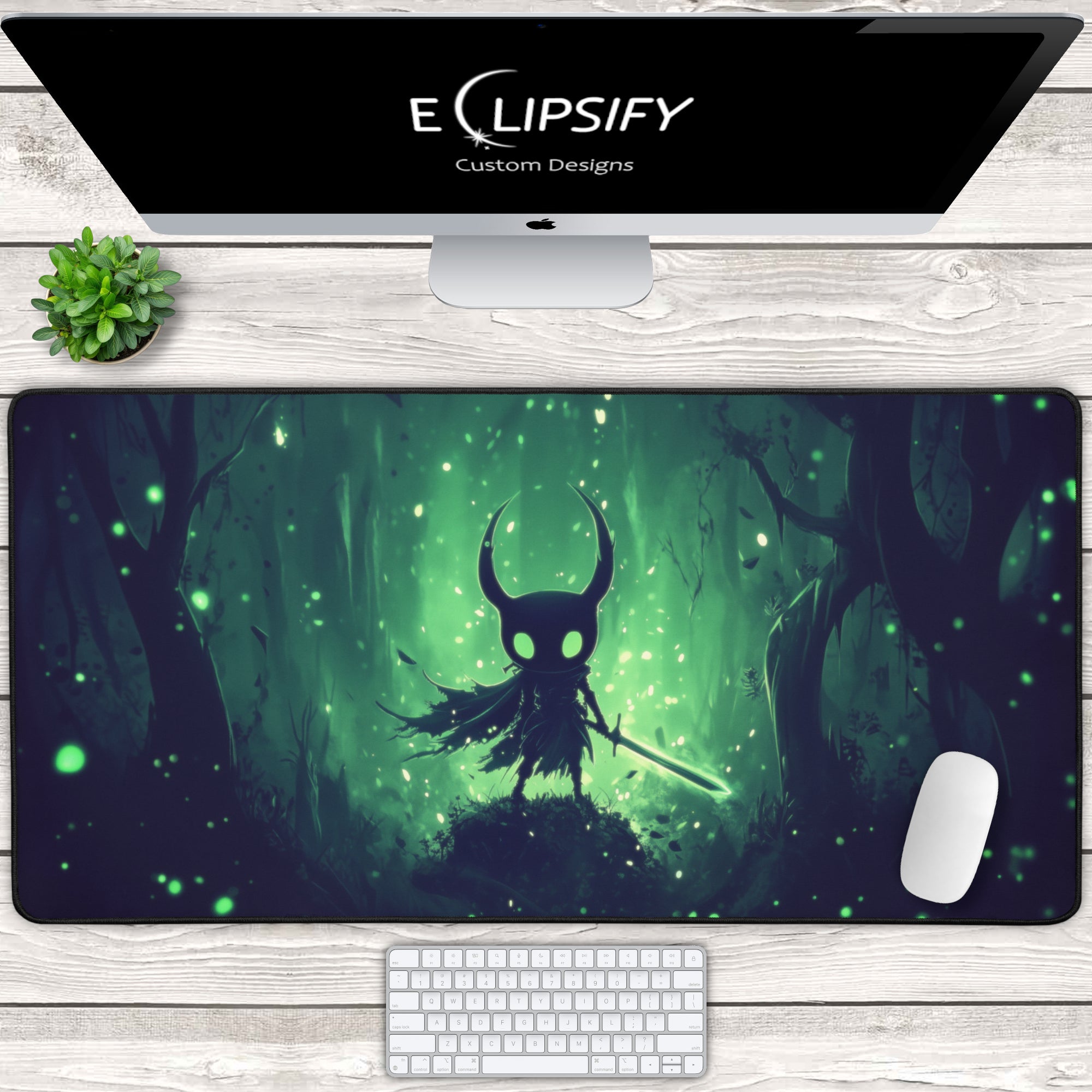 Hollow Noble: Mythical Knight Gaming Mouse Pad – Eclipsify