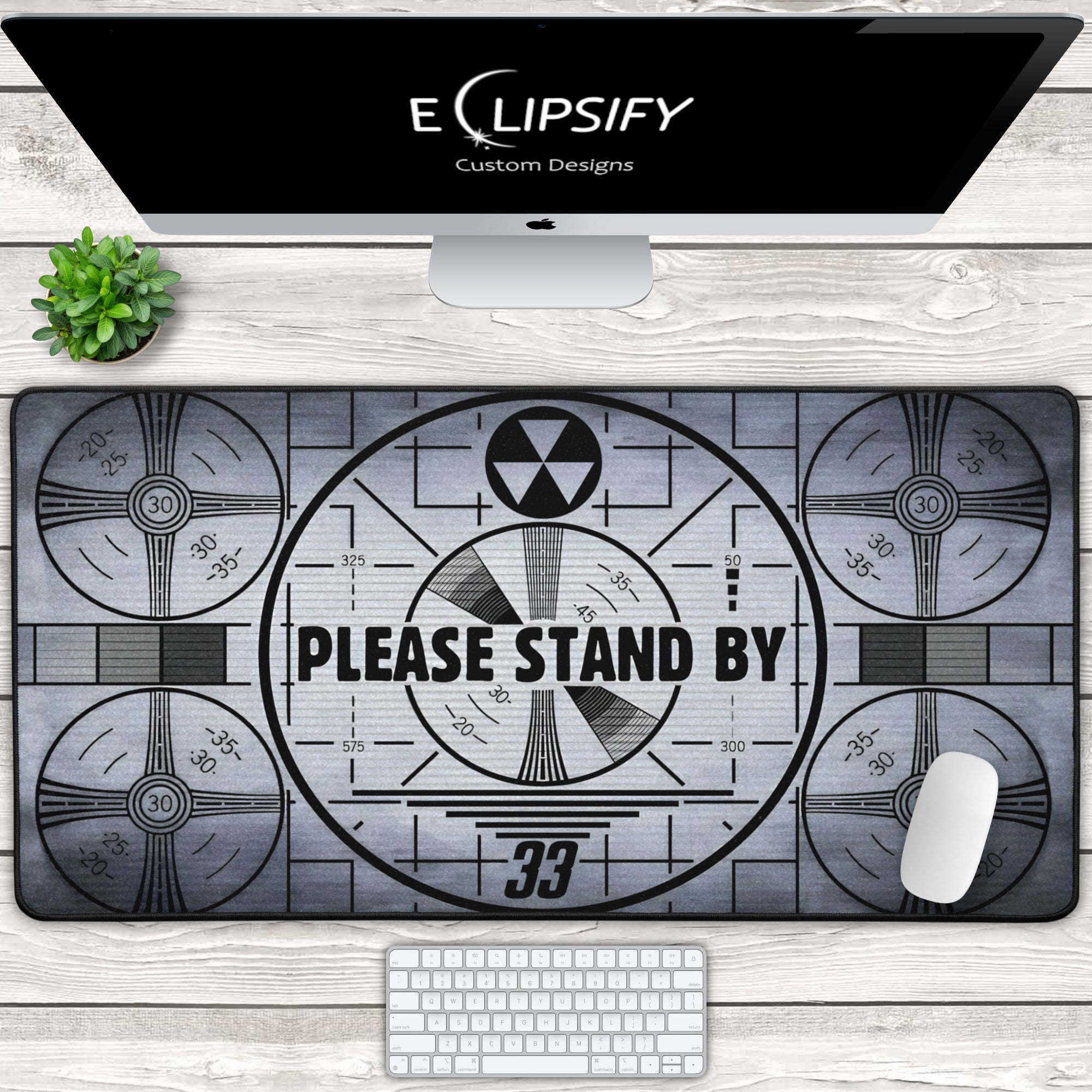 Please Stand By: Nuclear Fallout Gaming Mouse Pad – Eclipsify